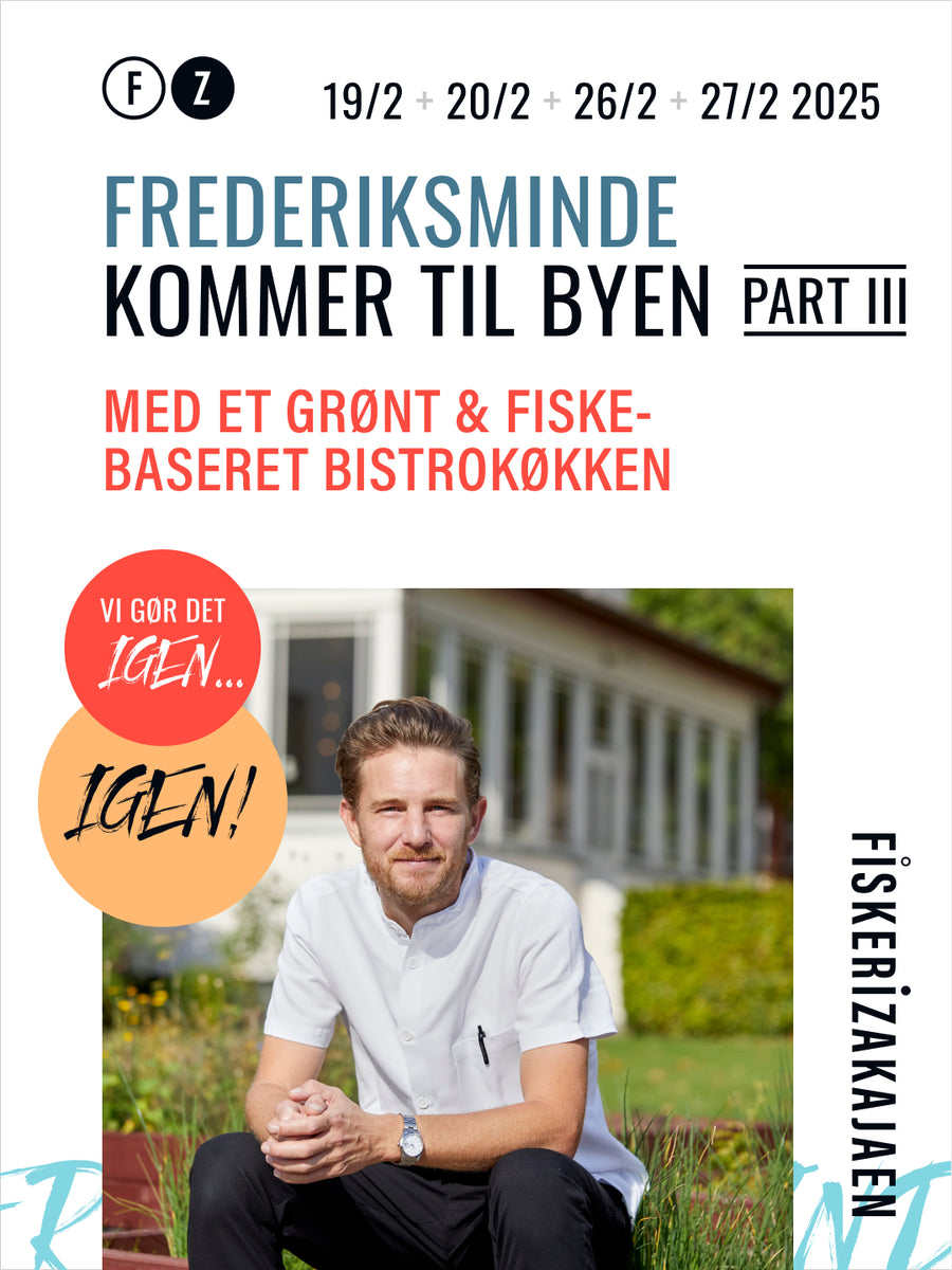 Afholdt - Frederiksminde kommer til byen, PART III (pris for 2 couvert ...